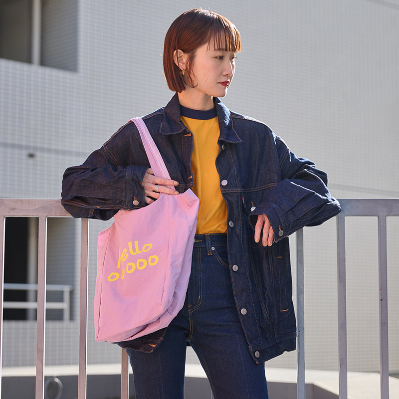 murir【MUR25003 hello ナイロンロゴトート】パープル – CORRECT Official Online Store