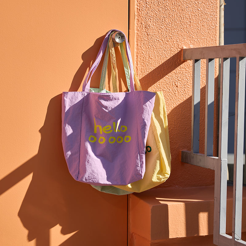 murir【MUR25003 hello ナイロンロゴトート】パープル – CORRECT Official Online Store